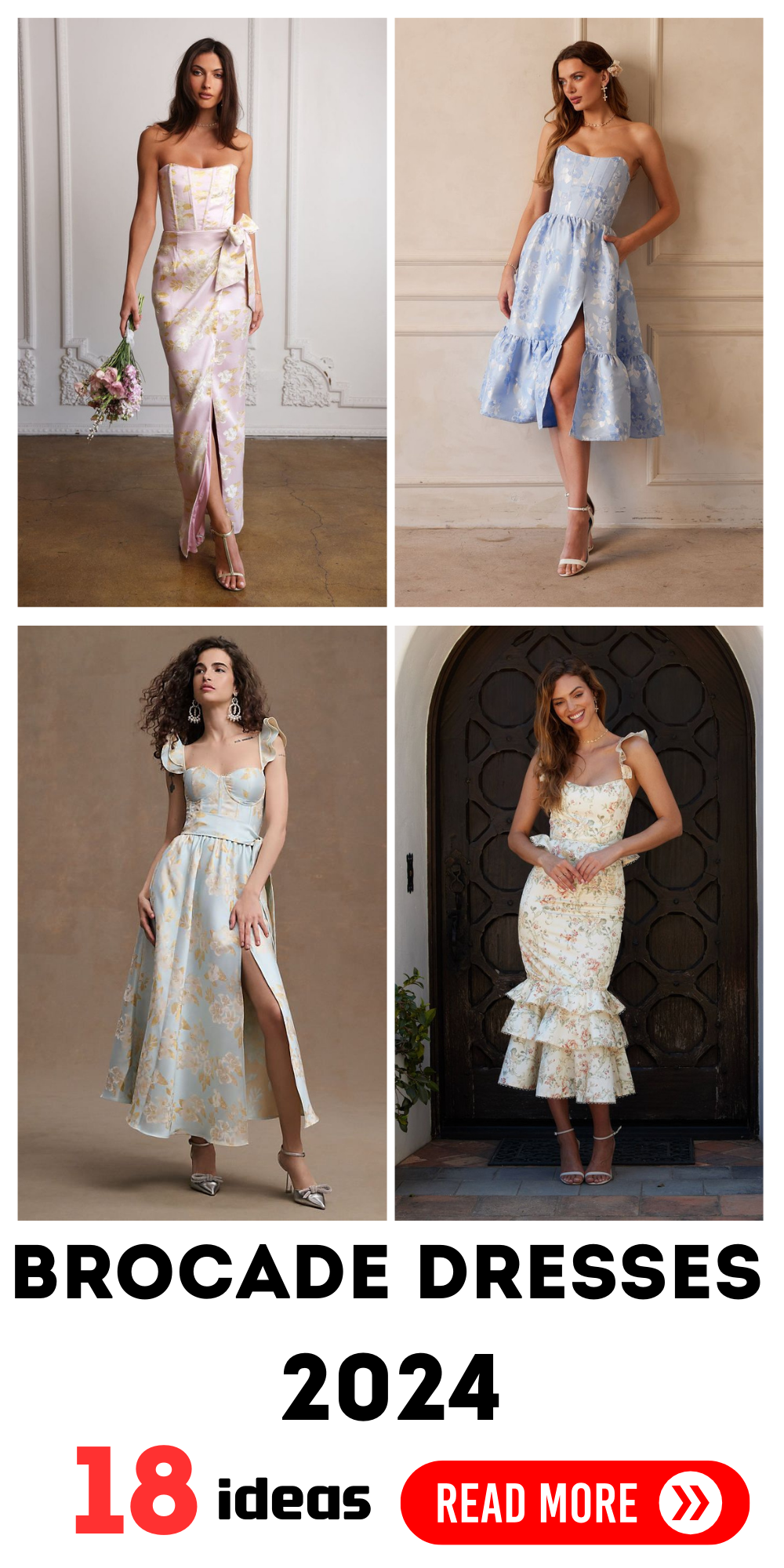 Brocade Dresses Luxe Wedding And Modern Styles For Every Guest